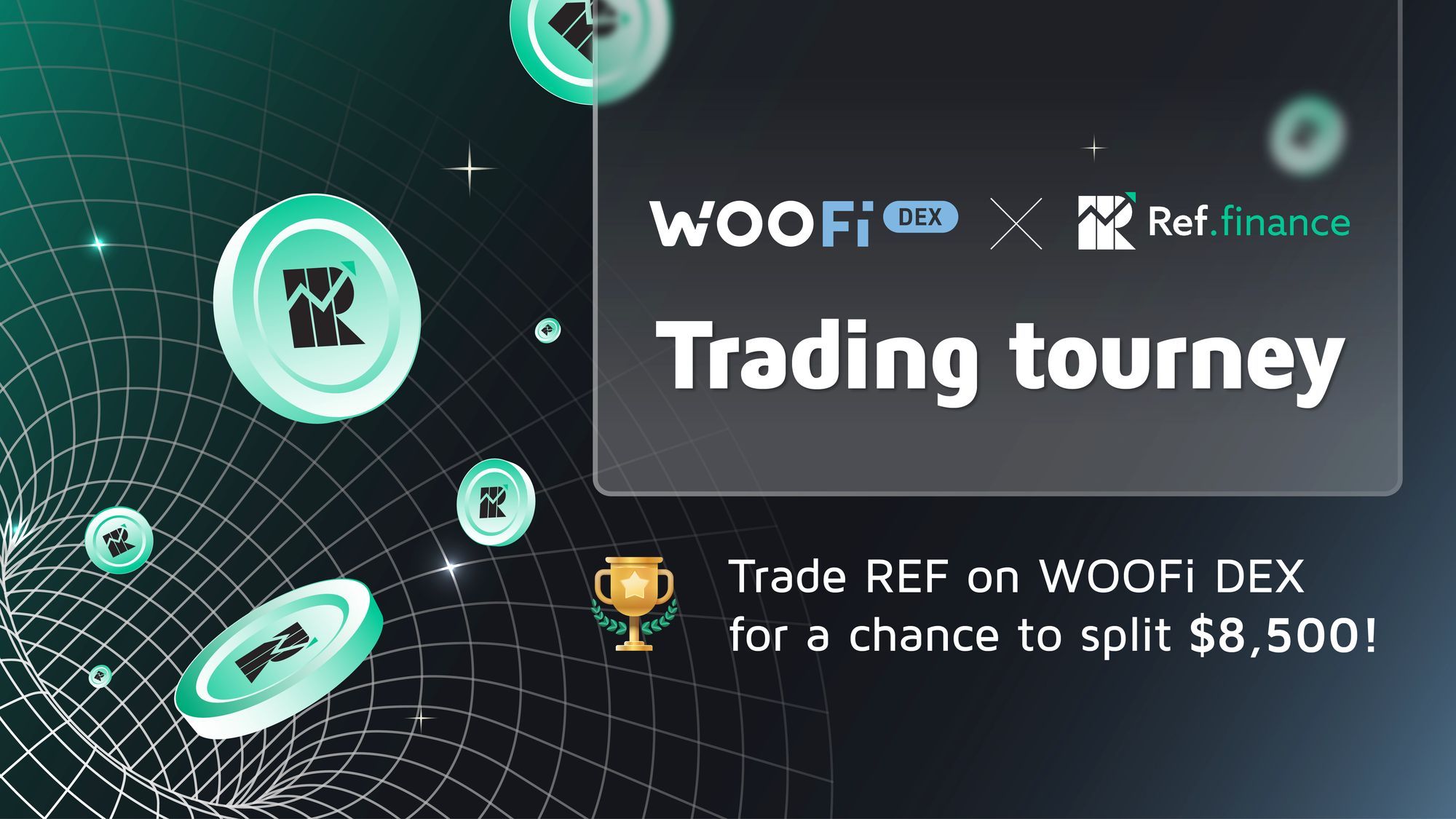 WOOFi DEX and Ref Finance launch a trading tourney with $8,500 of REF ...