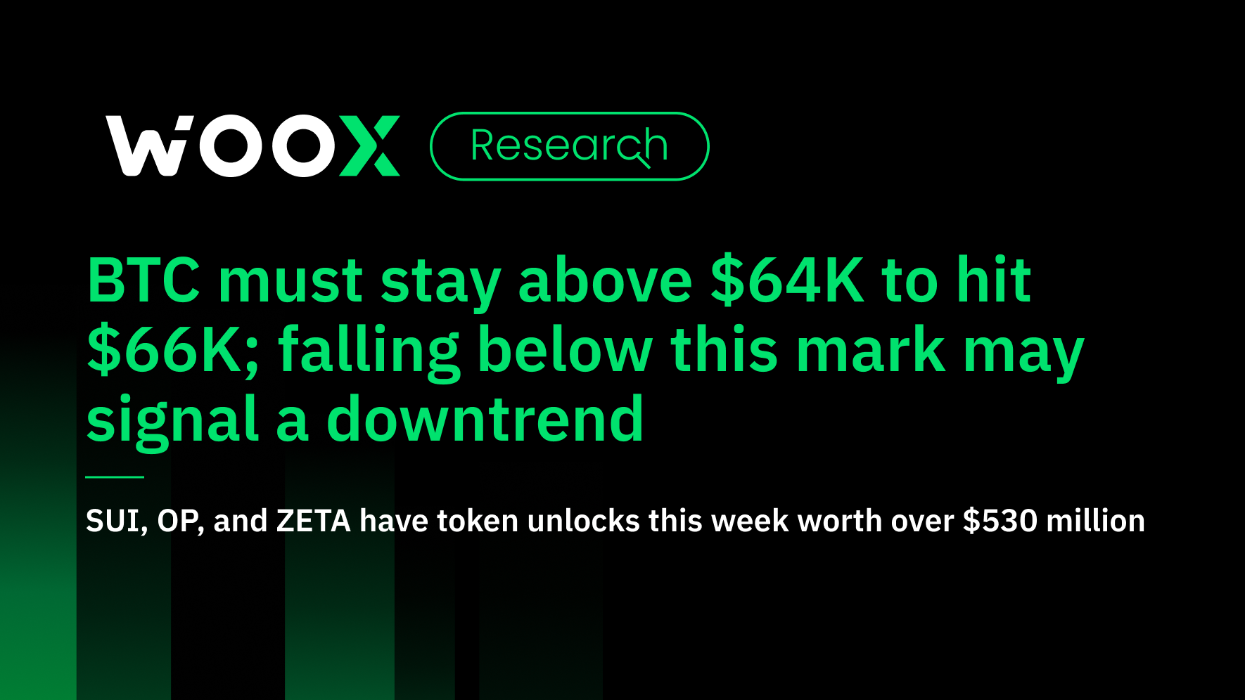 BTC must stay above $64K to hit $66K; falling below this mark may ...