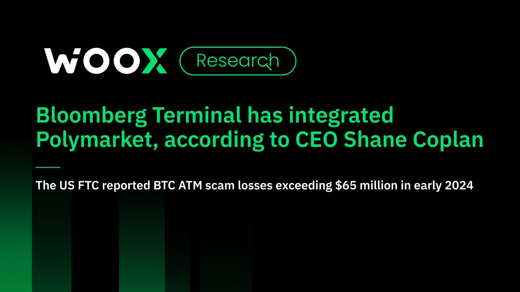 Bloomberg Terminal has integrated Polymarket, according to CEO Shane Coplan